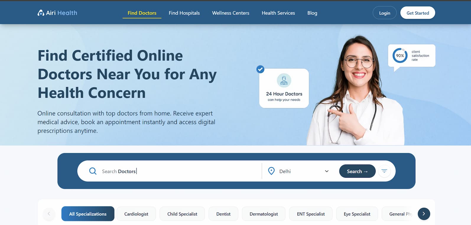 Find Best Online Doctors Near You for Any Health Condition | Airi Health